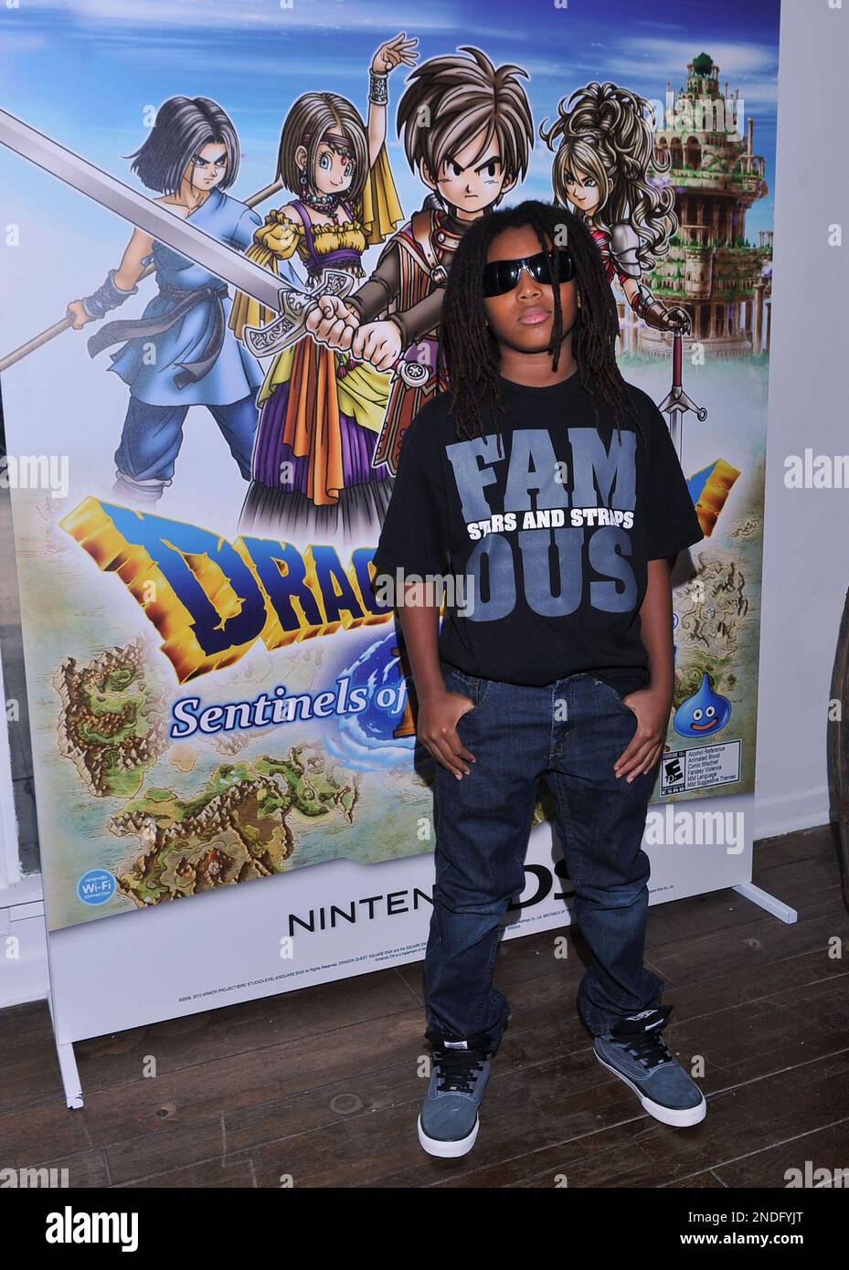 Nathan Smith, also known as DJ Slade, poses at the Nintendo "Dragon ...