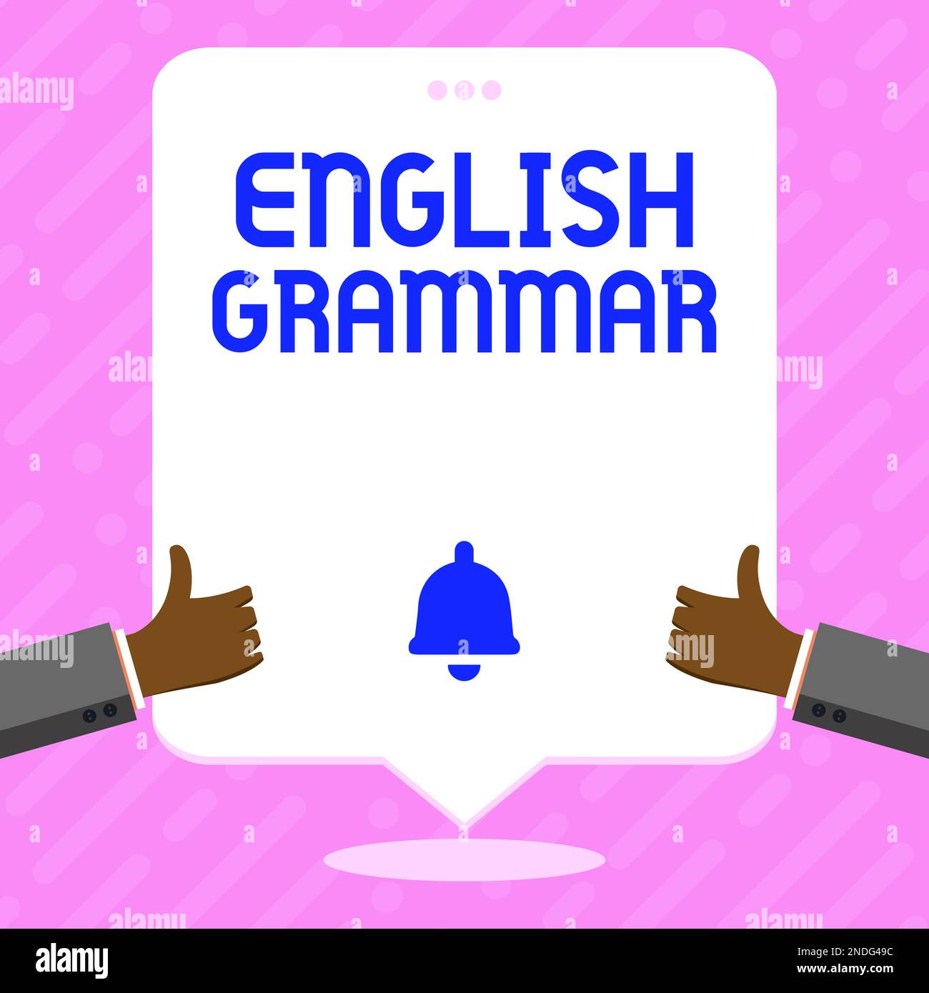 Hand writing sign English Grammar. Internet Concept courses cover all ...