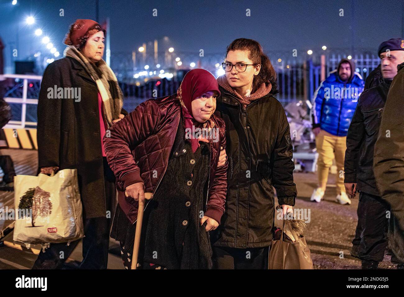 65 displaced people from the earthquake affected province of Hatay ...