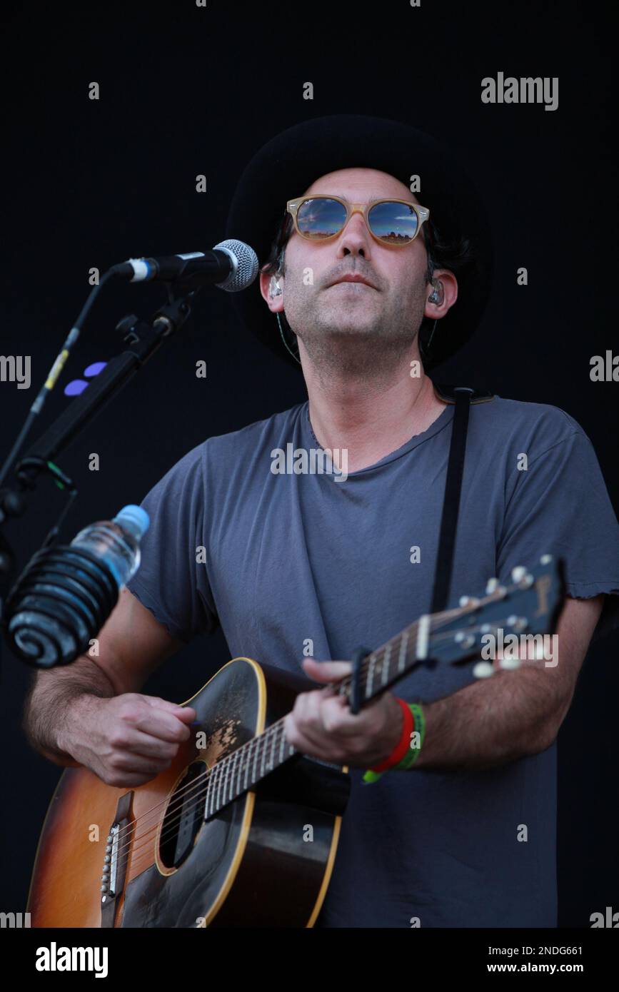 Joshua Radin performing at the 'Hard Rock Calling 2010' event in Hyde ...