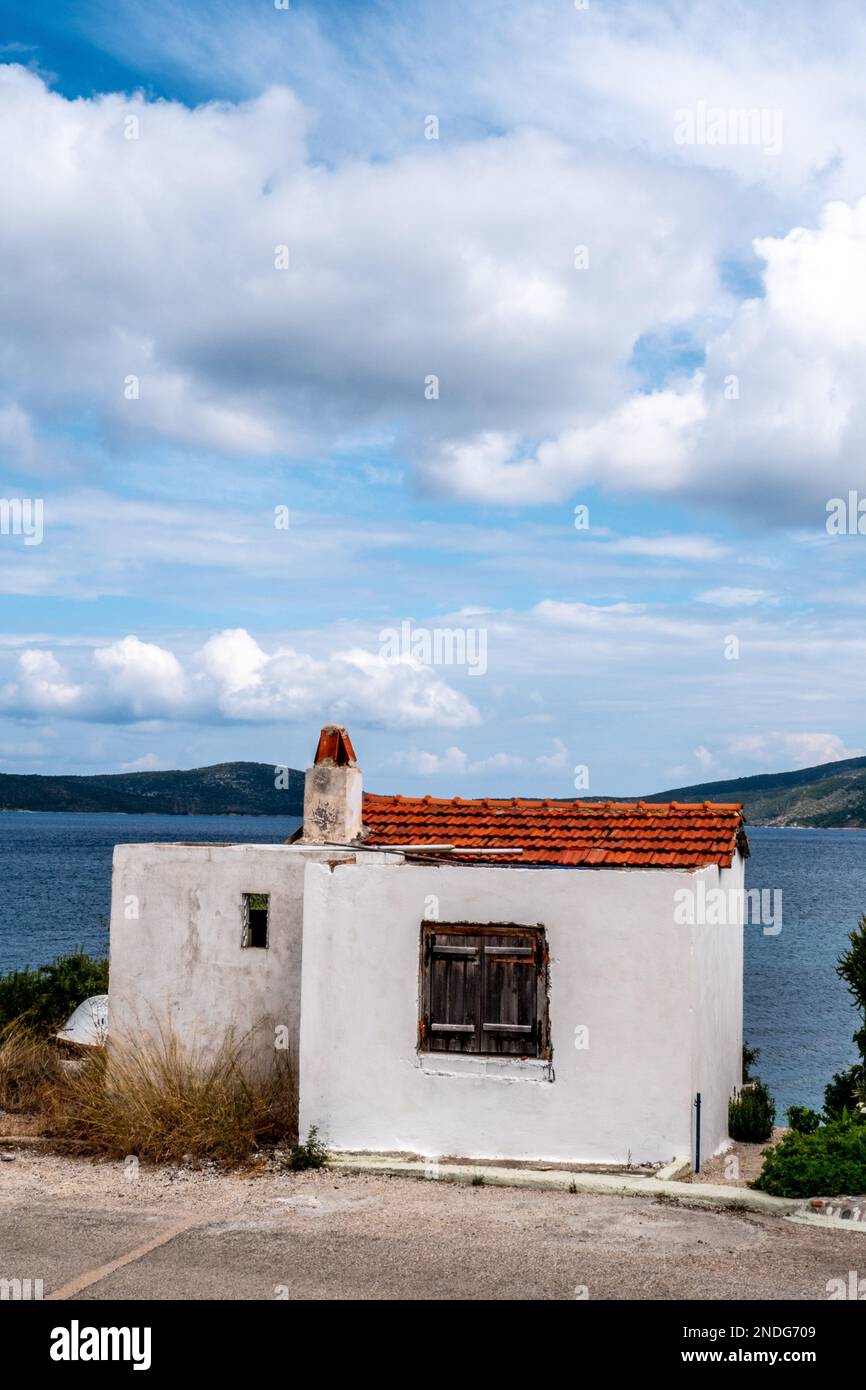A small house on a shore Stock Photo - Alamy