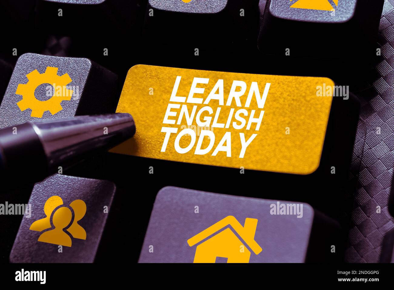 Conceptual caption Learn English Today. Word Written on gain or acquire ...