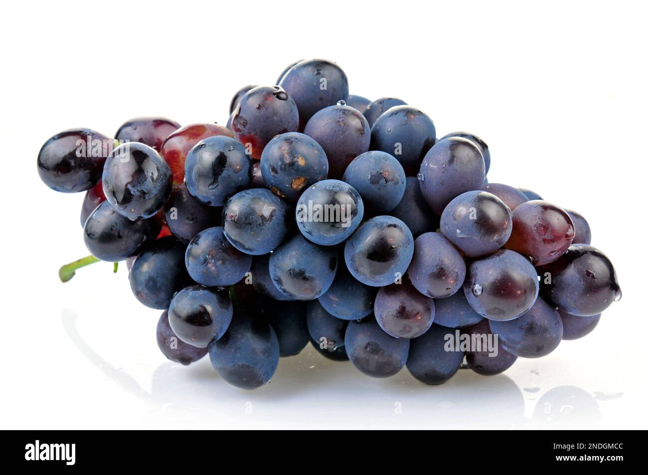 Grapes in white background Stock Photo - Alamy
