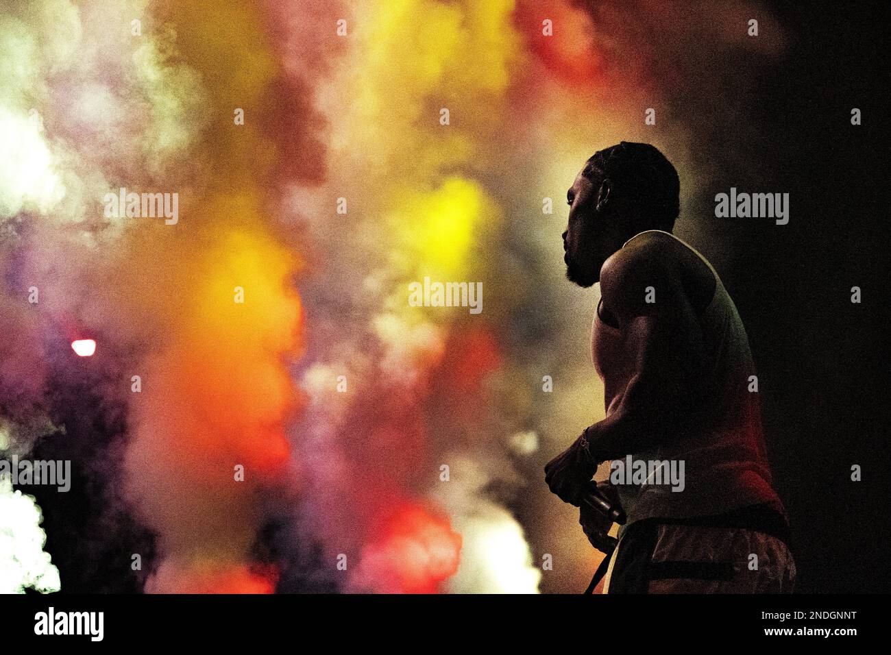 AMSTERDAM - Frenna in the Gashouder during the True Art of Giving X ...