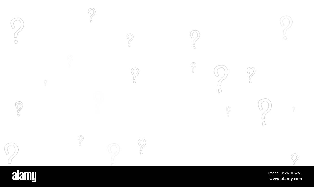 Image of question marks icons on white background Stock Photo - Alamy
