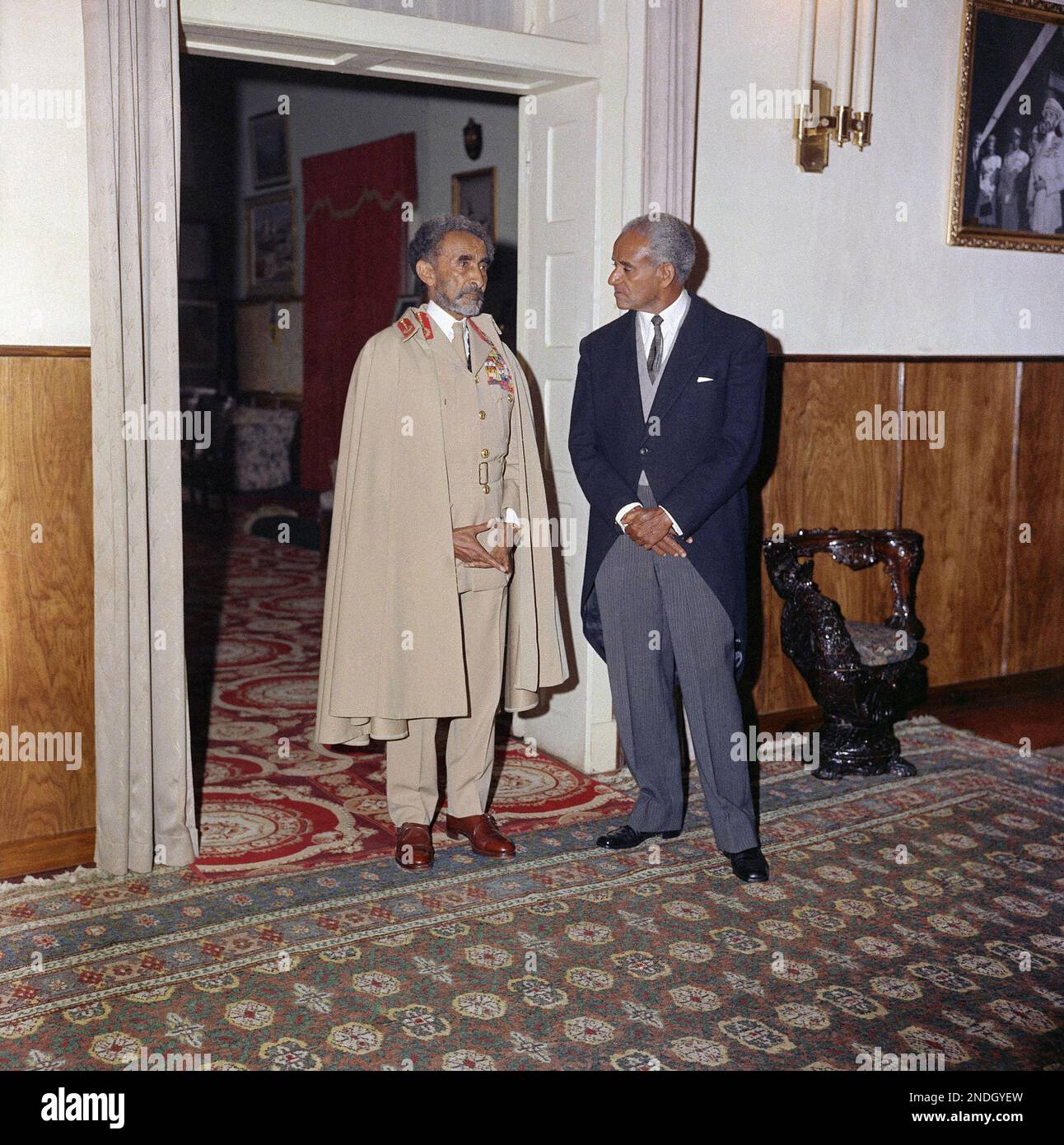 Emperor of Ethiopia Haile Selassie in uniform June 1968. (AP Photo ...