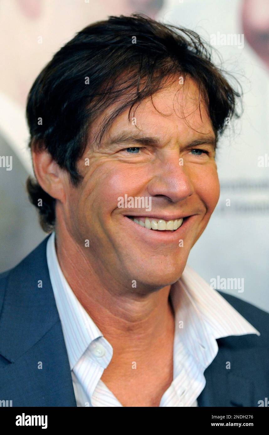 FILE - In this May 19, 2010 file photo, actor Dennis Quaid arrives at ...