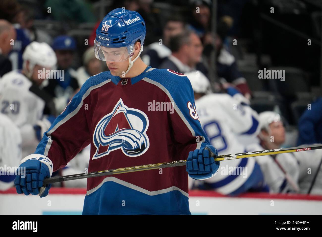 Colorado Avalanche defenseman Andreas Englund (88) in the second period ...