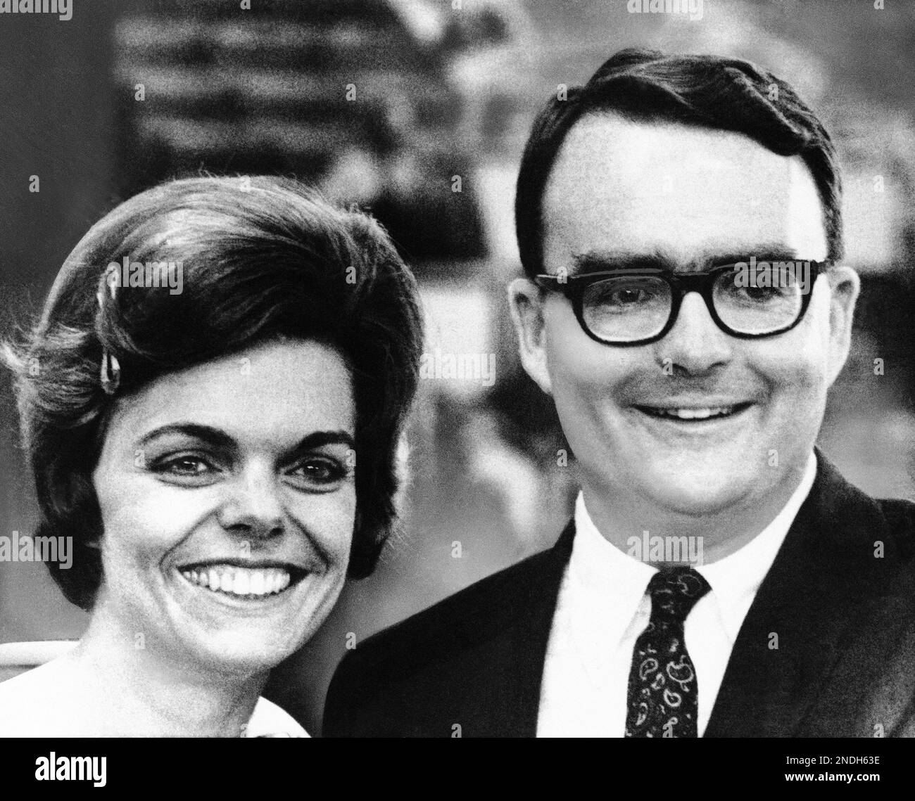 William D. Ruckelshaus, wife Jill Ruckelshauds Posing. Sept.3, 1968 (AP ...