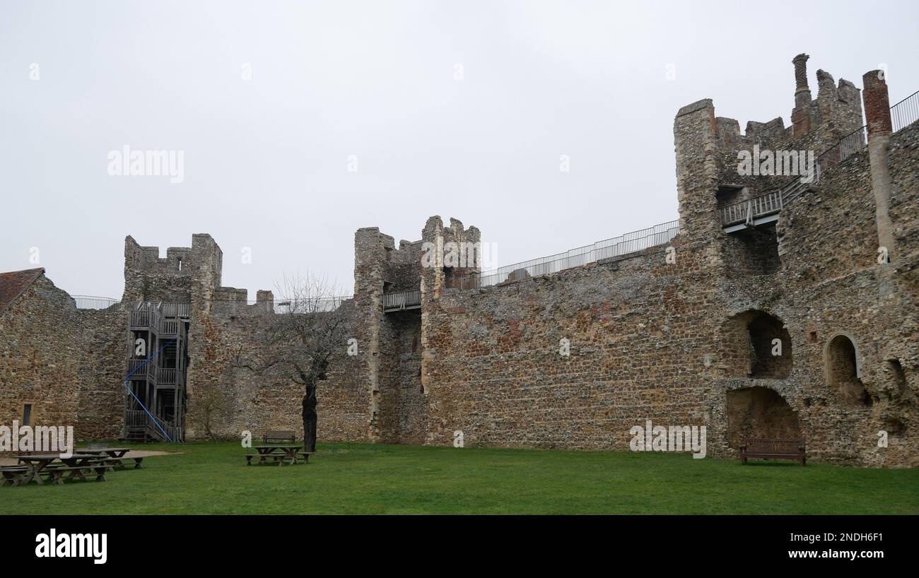 The Castle, Framlingham, Suffolk, England Stock Photo - Alamy