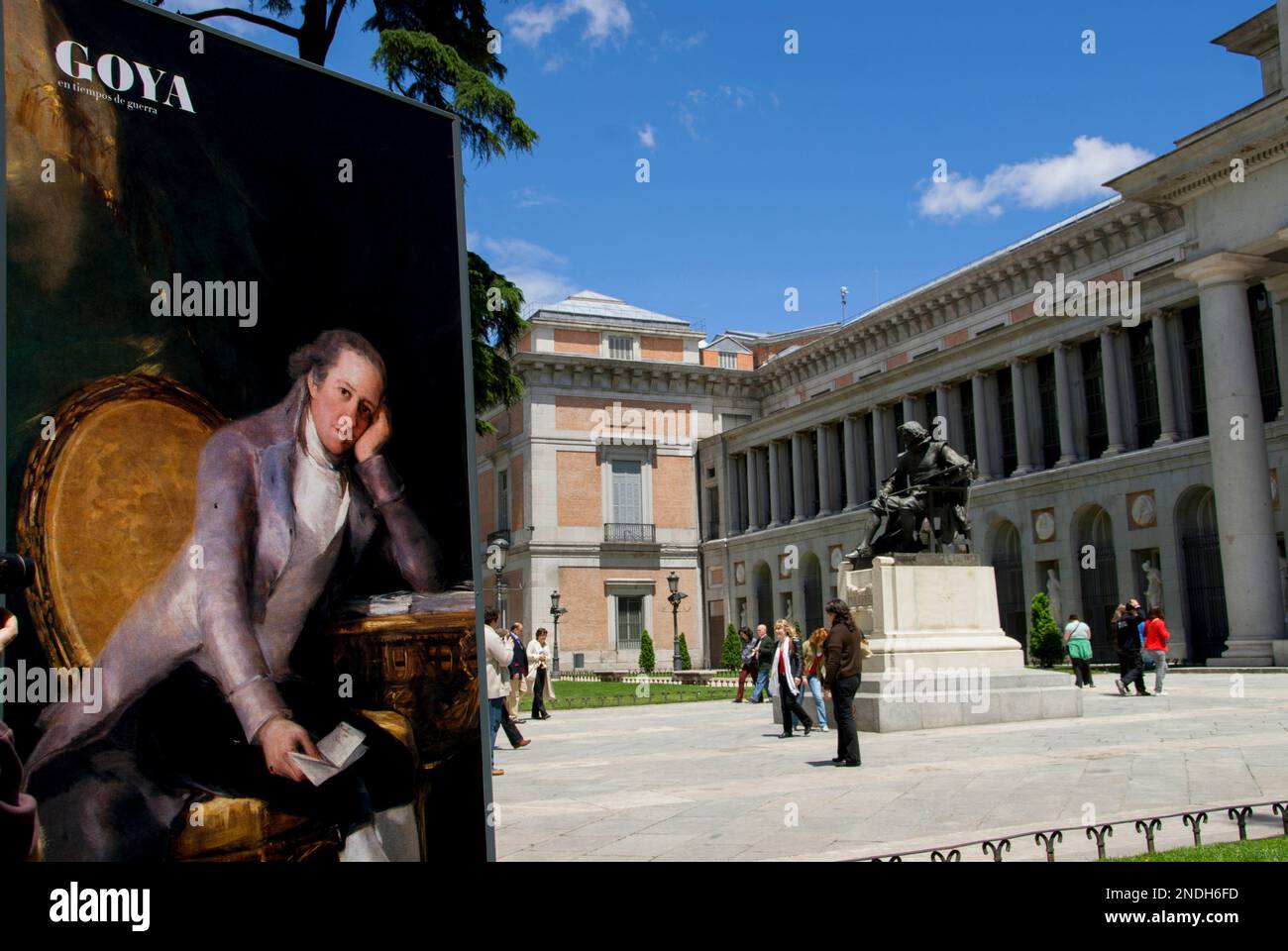 Goya Exhibition poster, Prado Museum, Madrid, Spain, Europe Stock Photo ...