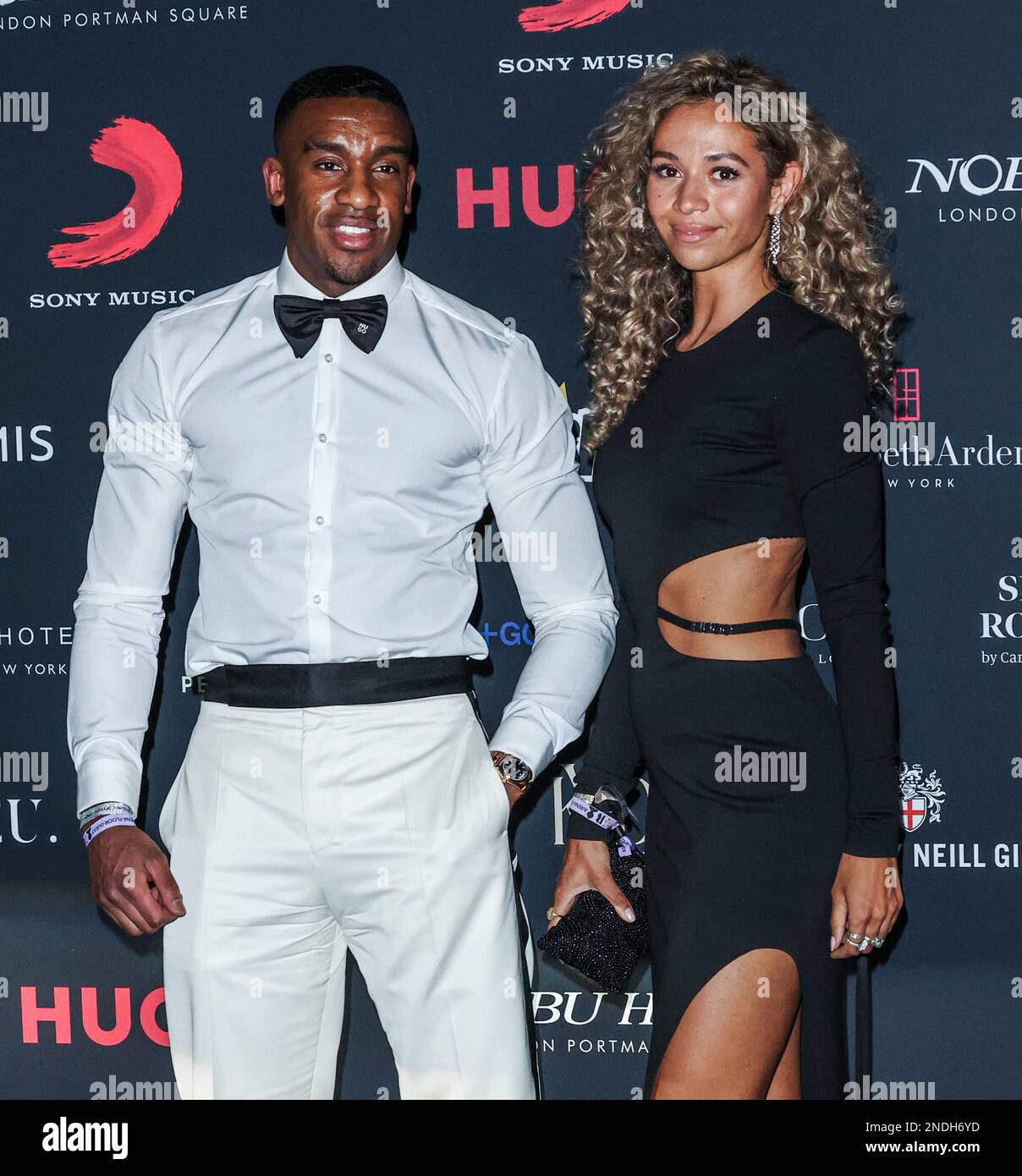 Bugzy Malone seen attending the Sony Music BRITs 2023 Afterparty at the Nobu Hotel in London ...