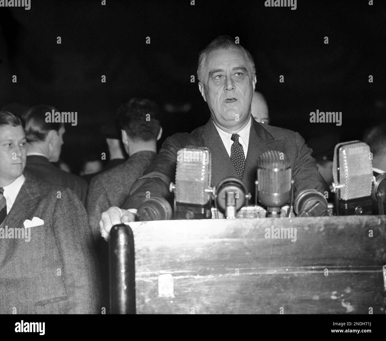 President Franklin D. Roosevelt made the final national address of his ...
