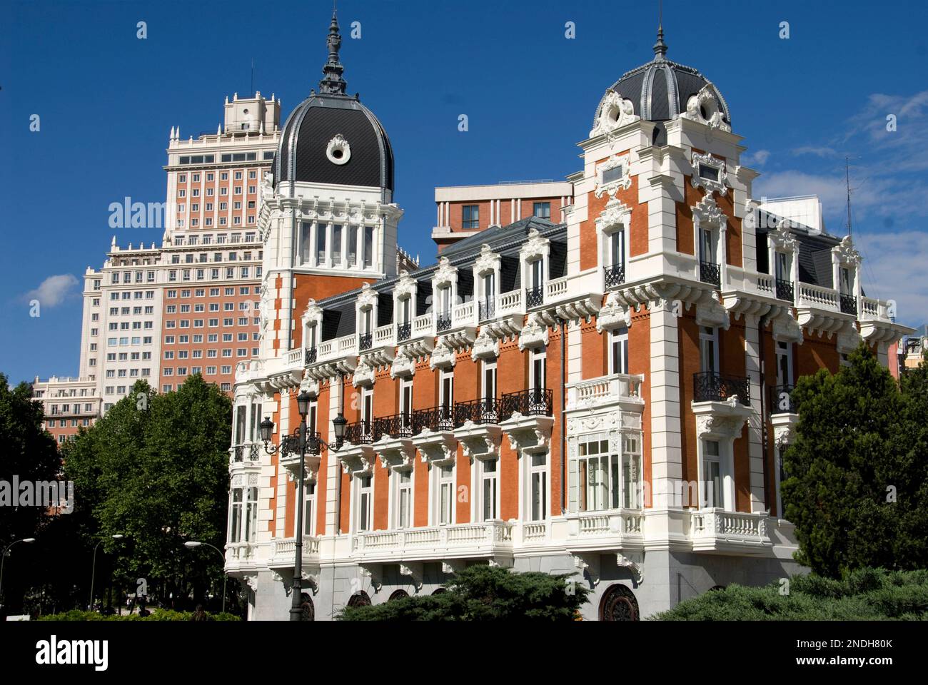 Old building, Madrid, Spain Stock Photo - Alamy
