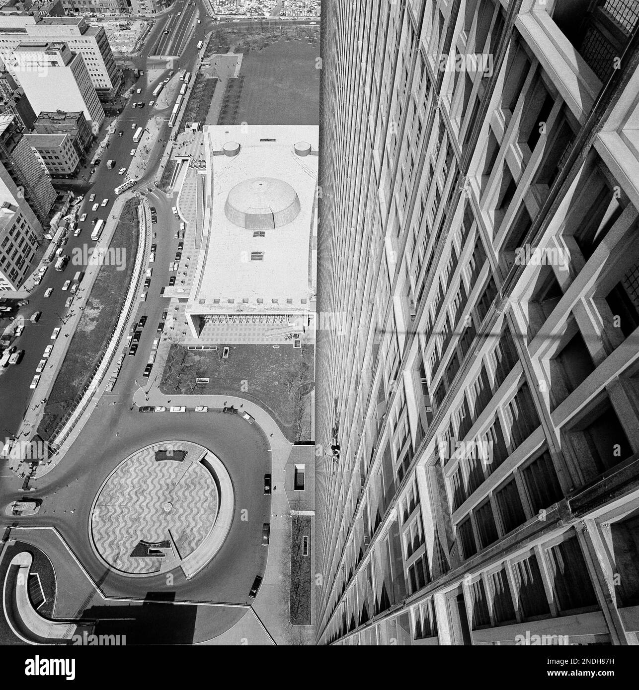 From the towering top of the United Nations Secretariat Building, the ...