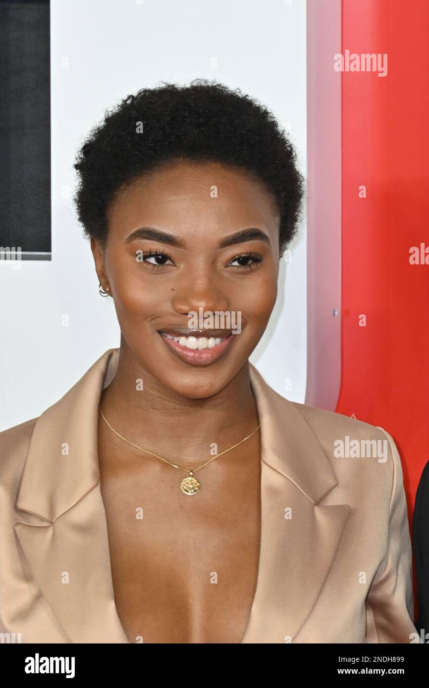 London, UK - 15th February 2023 Chyna Mills at European Premiere of ...