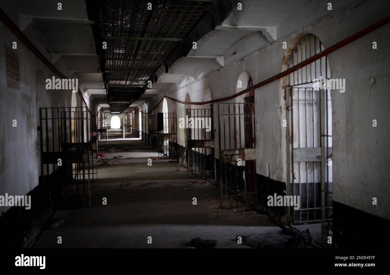 Prison cells are seen inside the historic Pudu Prison in downtown Kuala ...