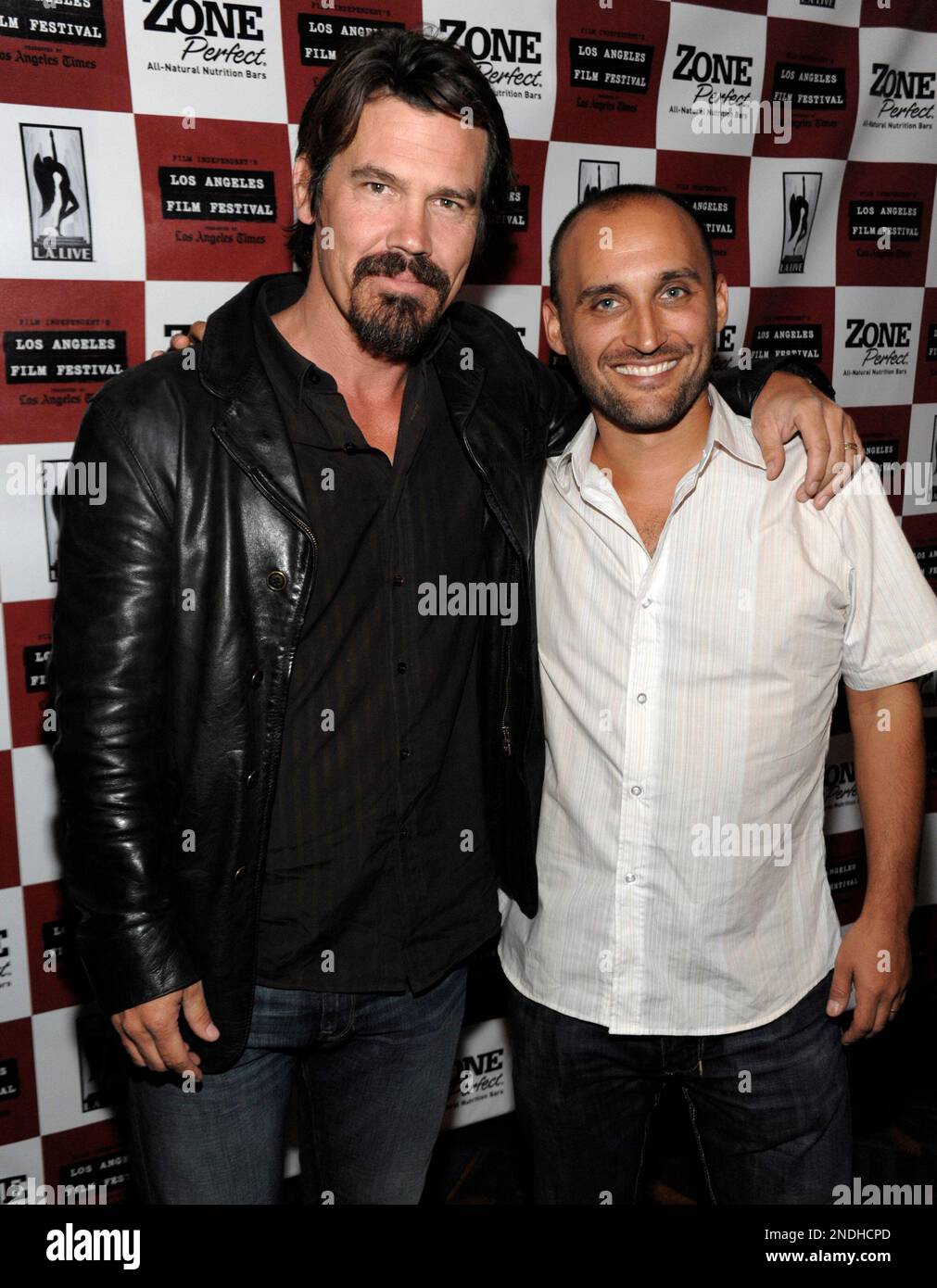 Actor James Brolin, left, and director Amir Bar-Lev arrive at the ...