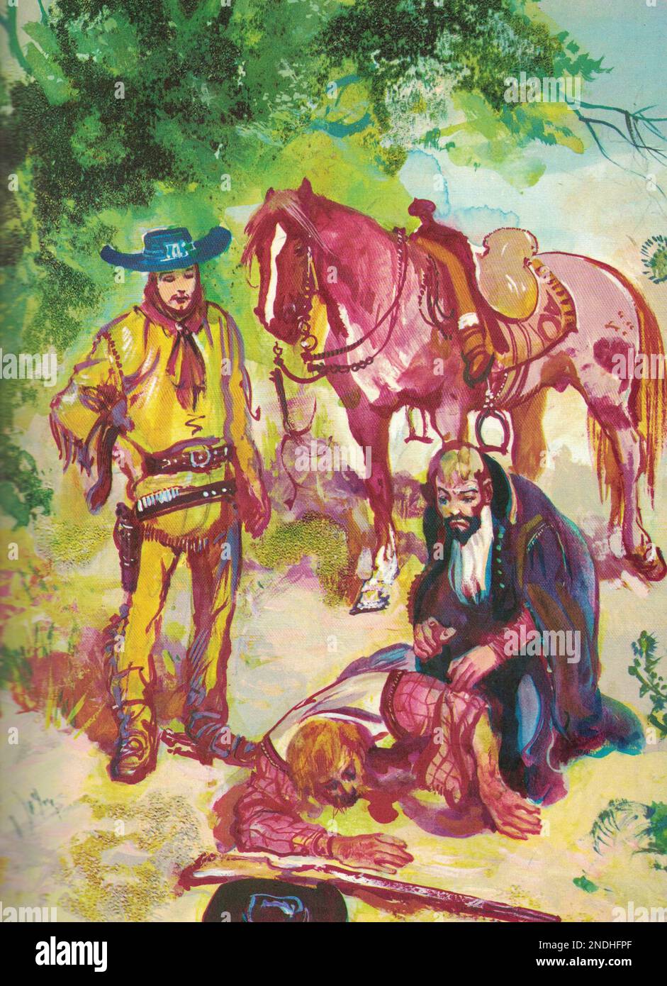 Injured cowboy hi-res stock photography and images - Alamy