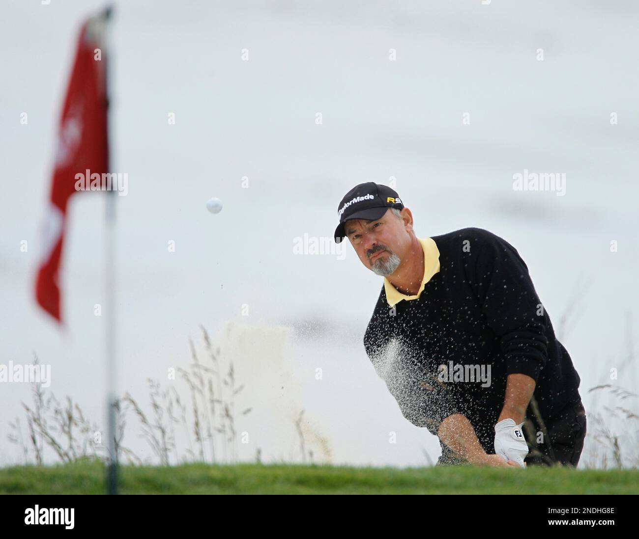 Deane Pappas of South Africa during the second round of the U.S. Open ...