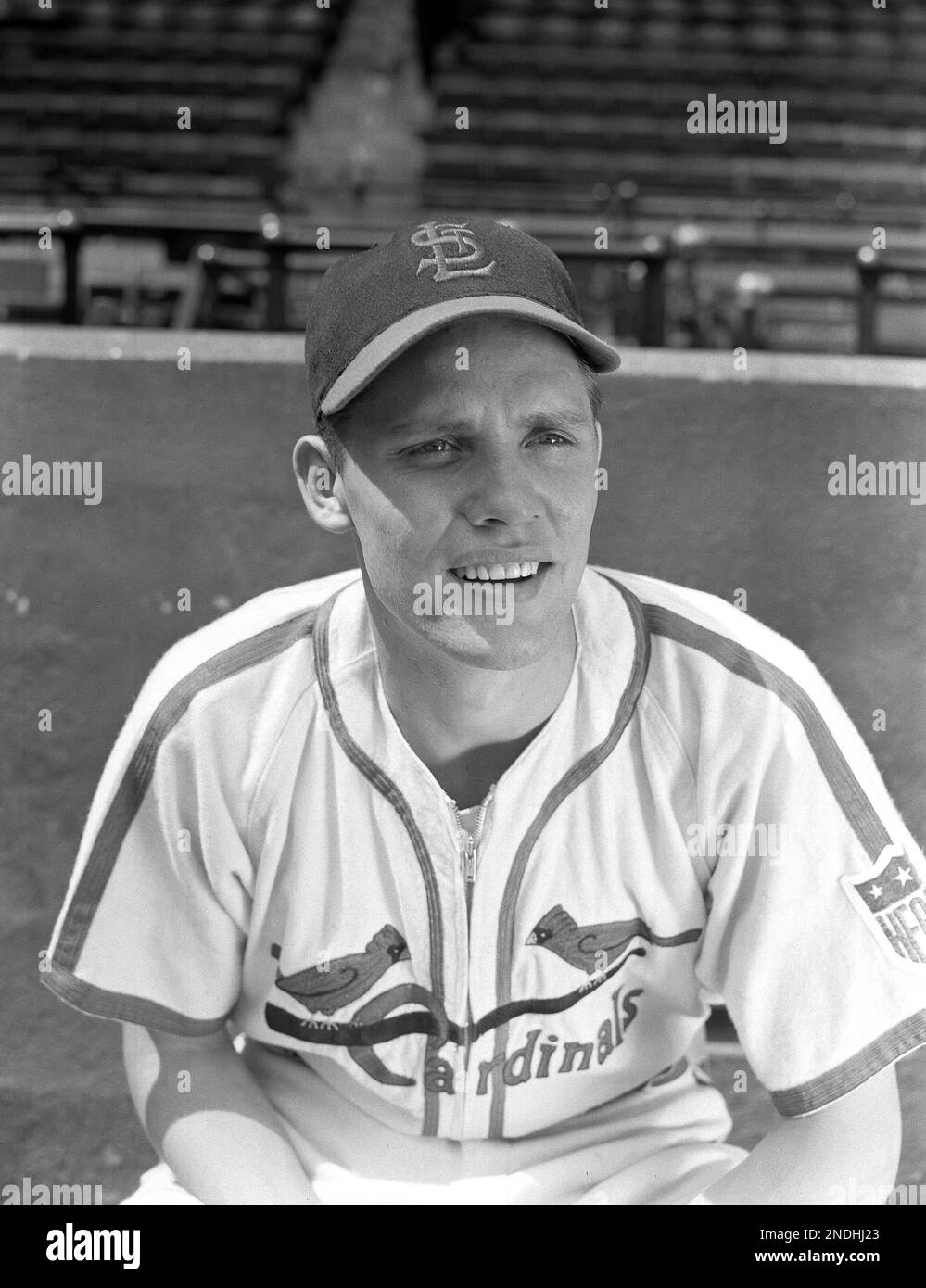 St. Louis Cardinal outfielder Ray Sanders is shown in St. Louis, Sept ...