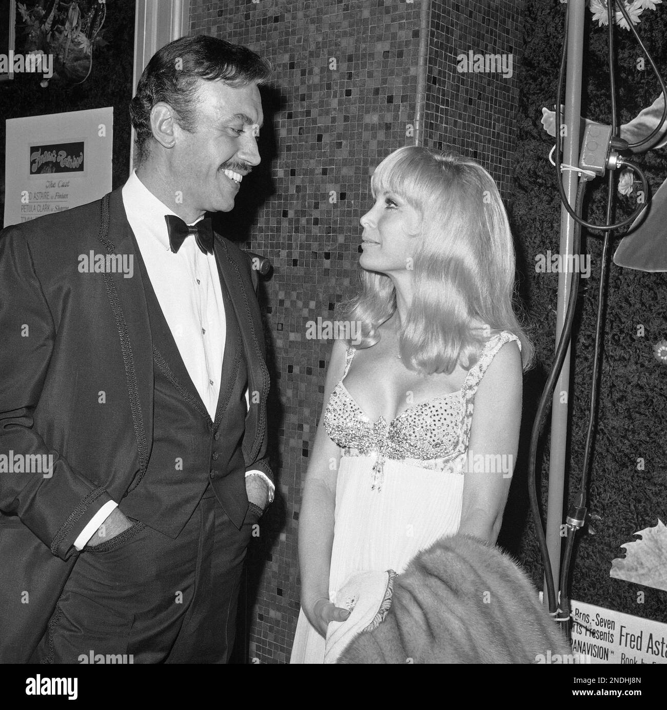 Michael Ansara and his wife, Barbara Eden arrive for the west coast ...