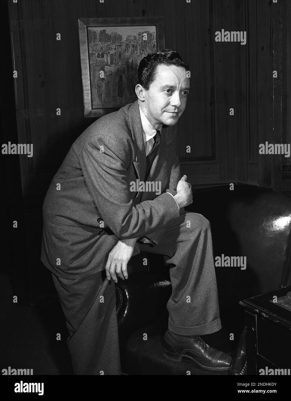 Howard Graham, 37, stage manager of “State of the Union”, was back with ...