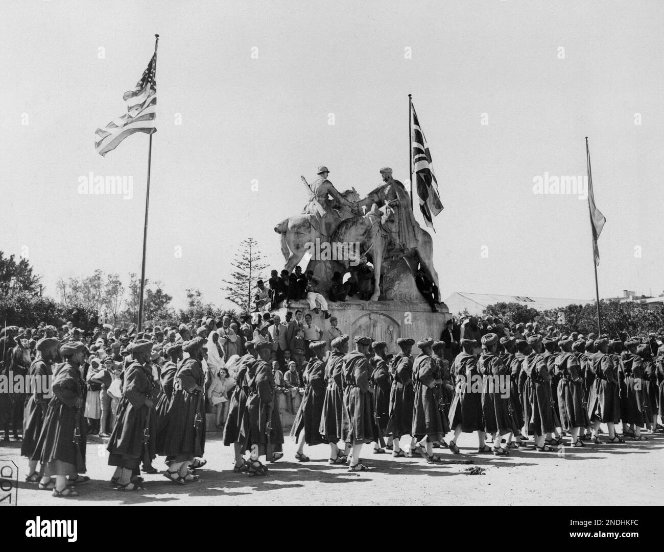 “The Goums,” U.S. Moroccan troops, who are feared by German among ...