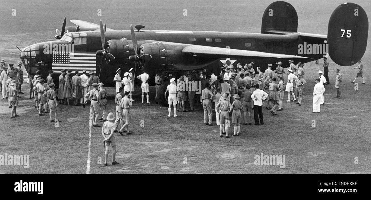 Singapore saw its first modern American four engined bomber when ...
