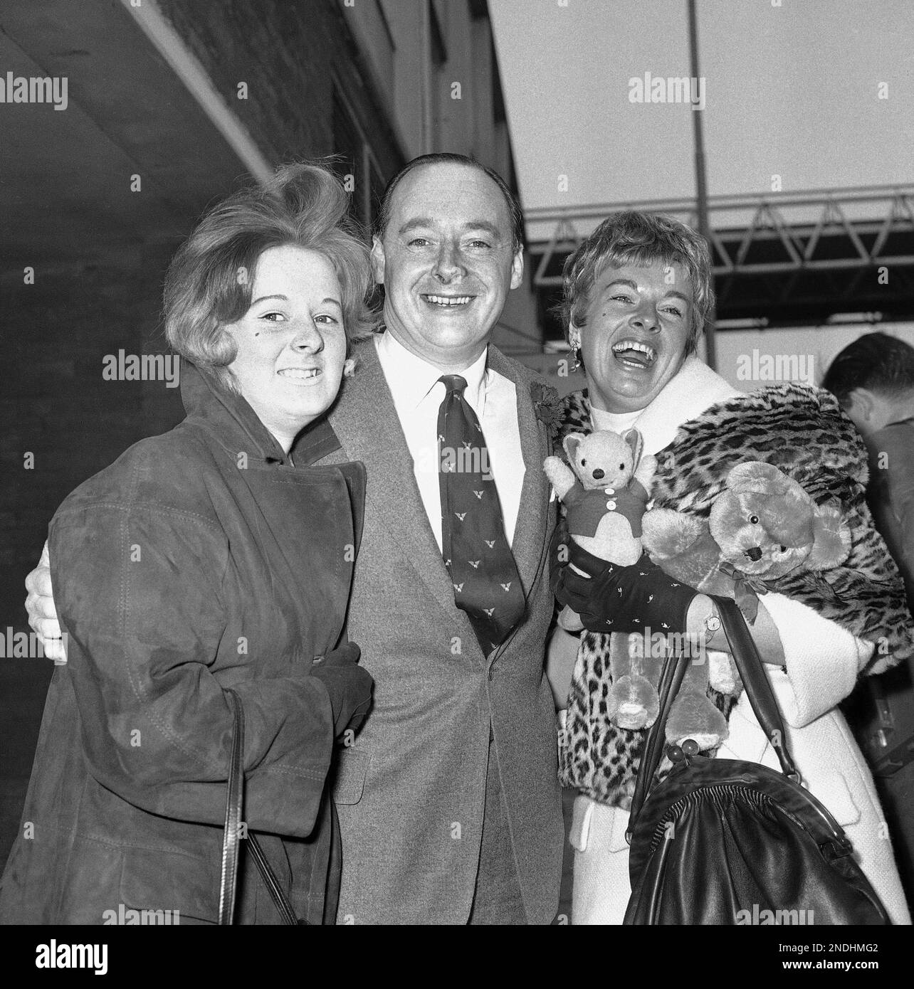 Donald Campbell and his wife, Cabaret Singer Tonia Bern, right, are ...