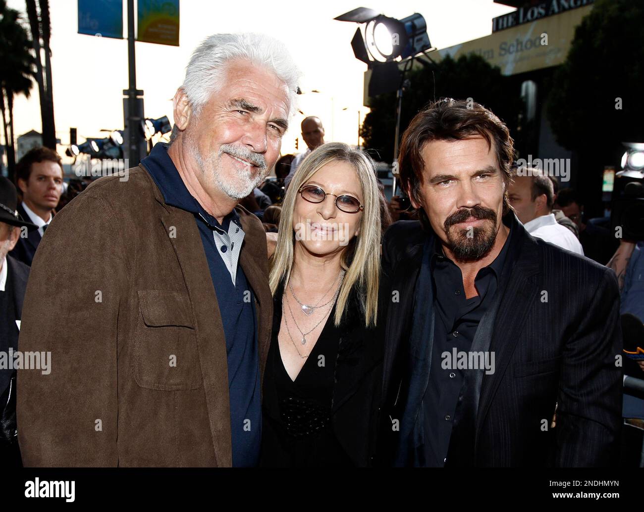 Cast member Josh Brolin, right, and his father, James Brolin, left, and ...