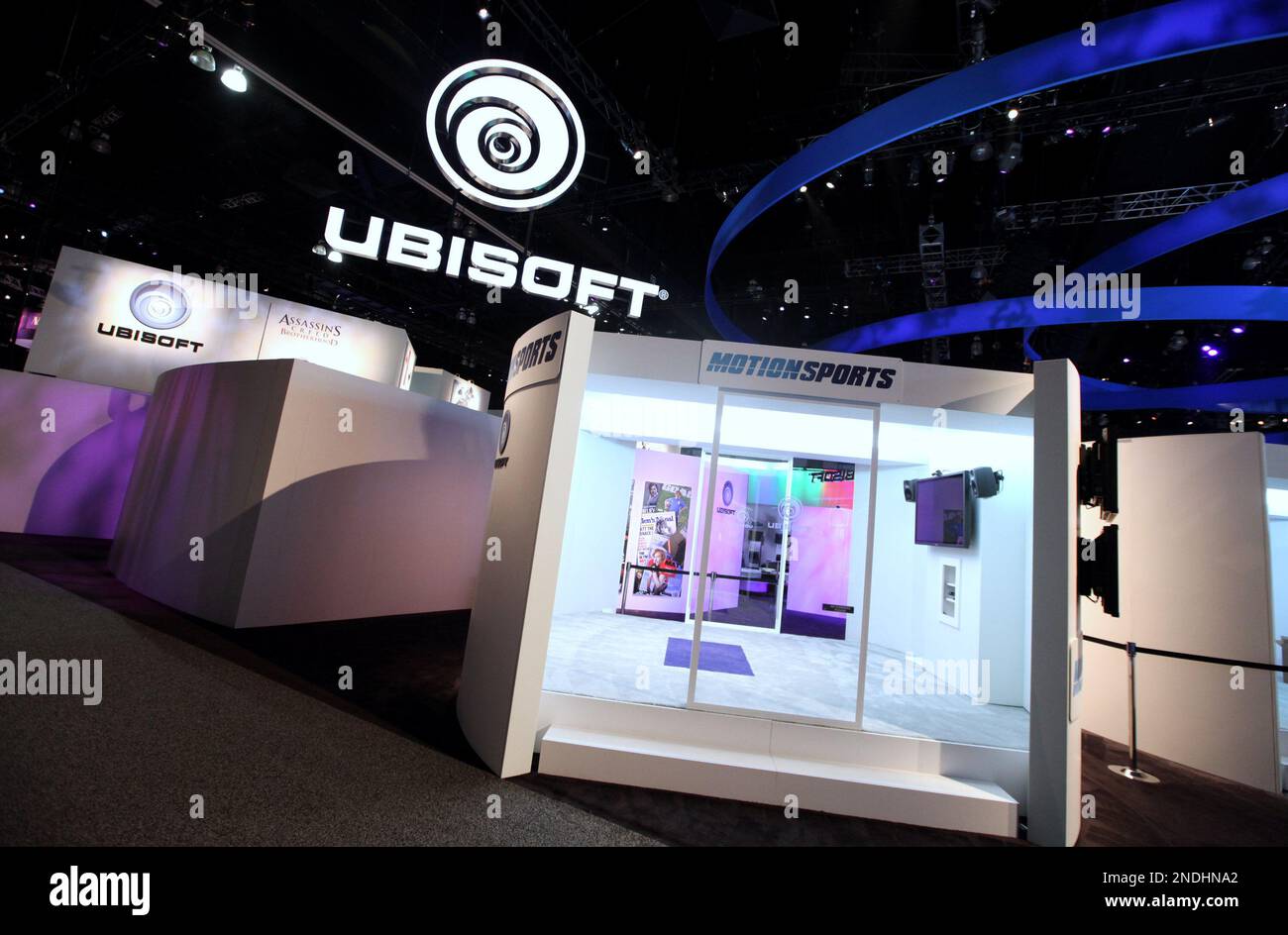 The Ubisoft Booth at the E3, Electronic Entertainment Expo, on Thursday ...