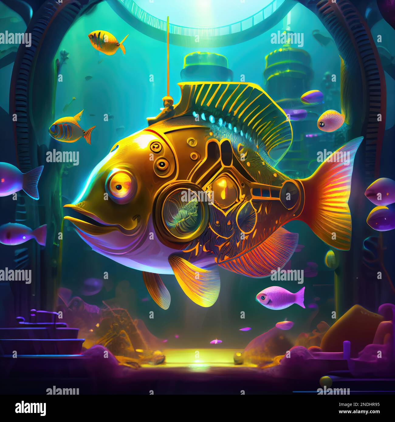 Mechanical sea creature hi-res stock photography and images - Alamy