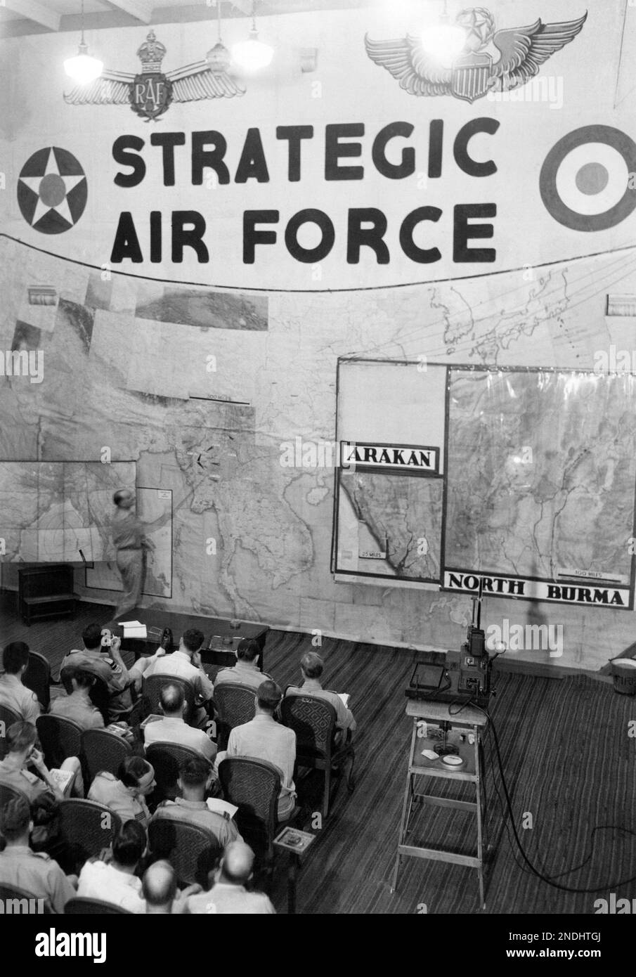 Air Commodore F.J.W. Mellorsh, A.F.C., Air Officer Commanding the ...