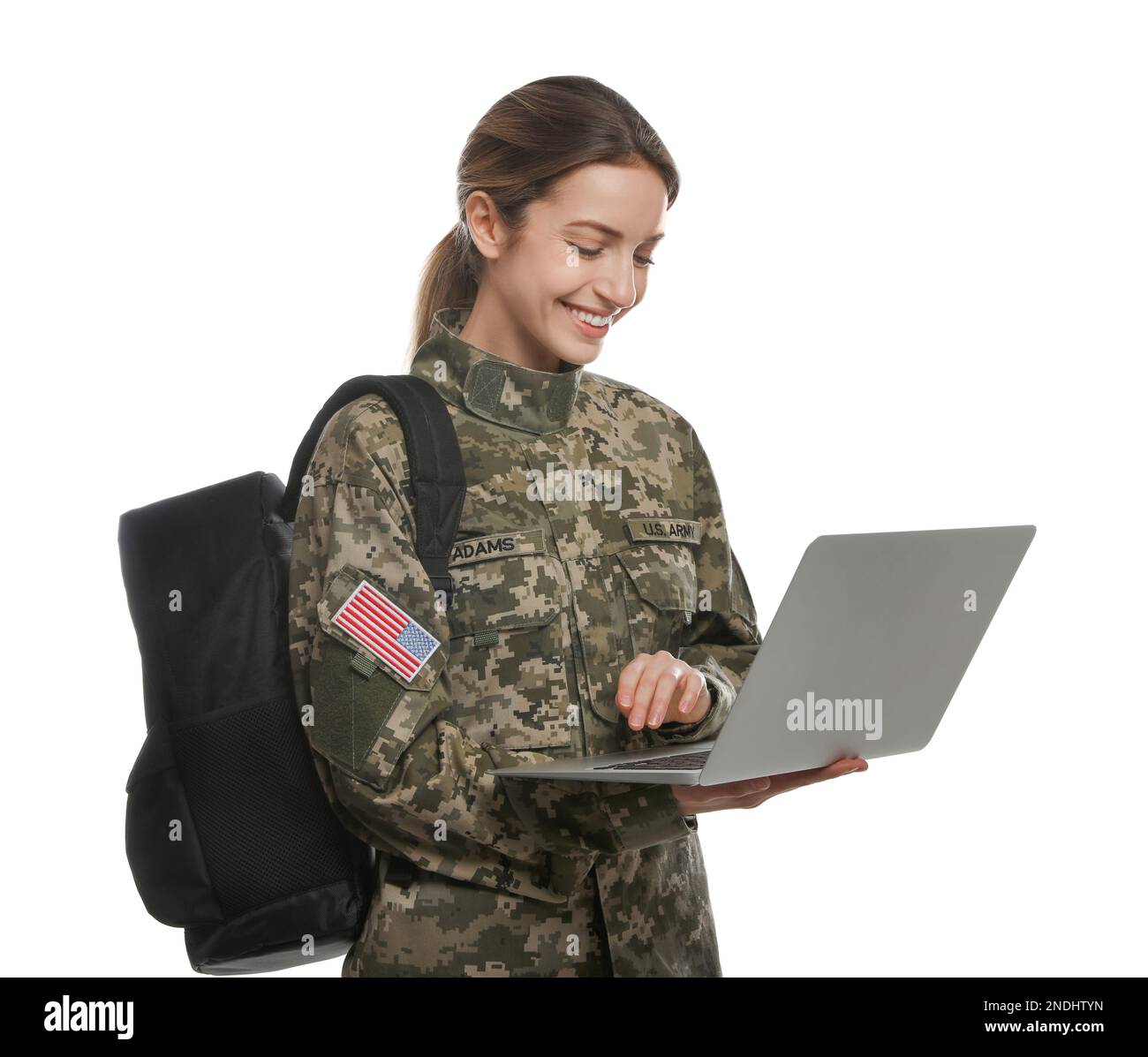 Female military usa benefits hi-res stock photography and images - Alamy