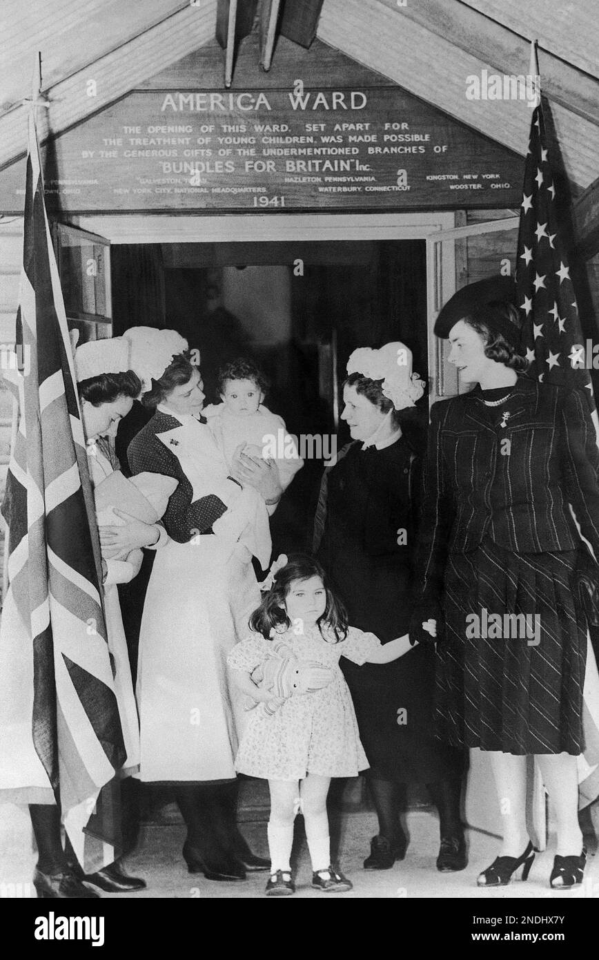 Lady Strathallen, right, active on the British end of the Bundles for ...