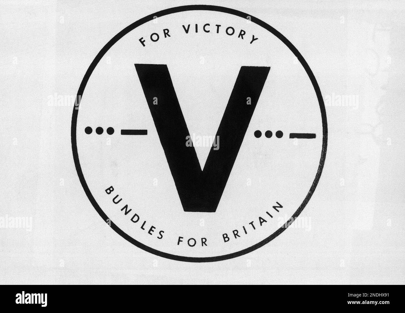 Bundles For Britain, Inc., has adopted this symbol for windshield ...