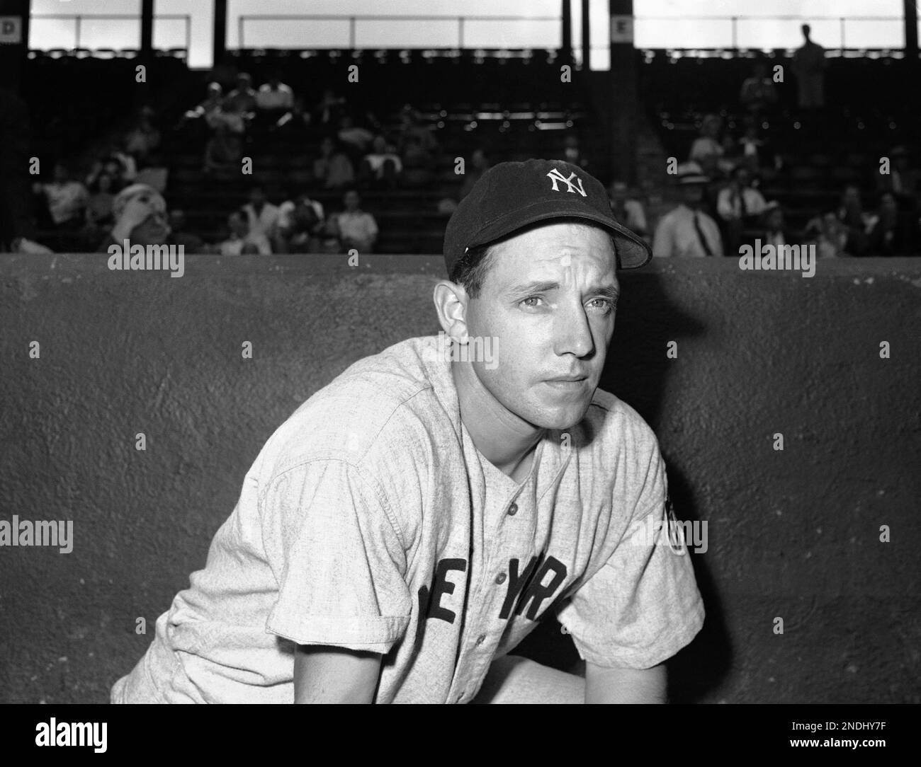 New York Yankee outfielder Roy Cullenbine is shown in St. Louis, Sept ...
