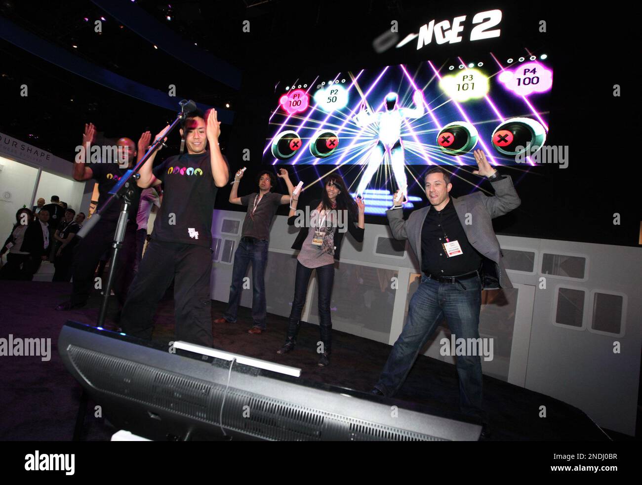 From background second right, Emily Arend and brother Geoffrey Arend ...