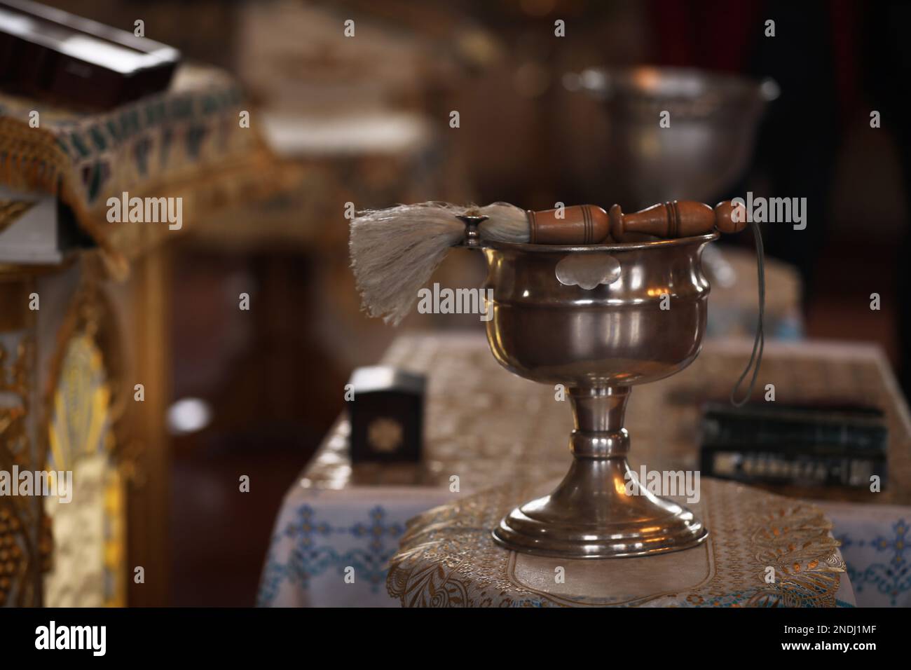 Aspergillum holy water sprinkler hi-res stock photography and images ...