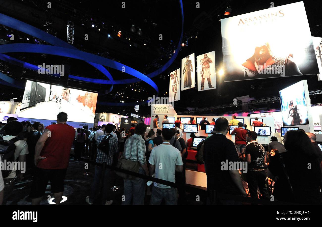 General atmosphere as seen at the Ubisoft Booth at the E3, Electronic ...