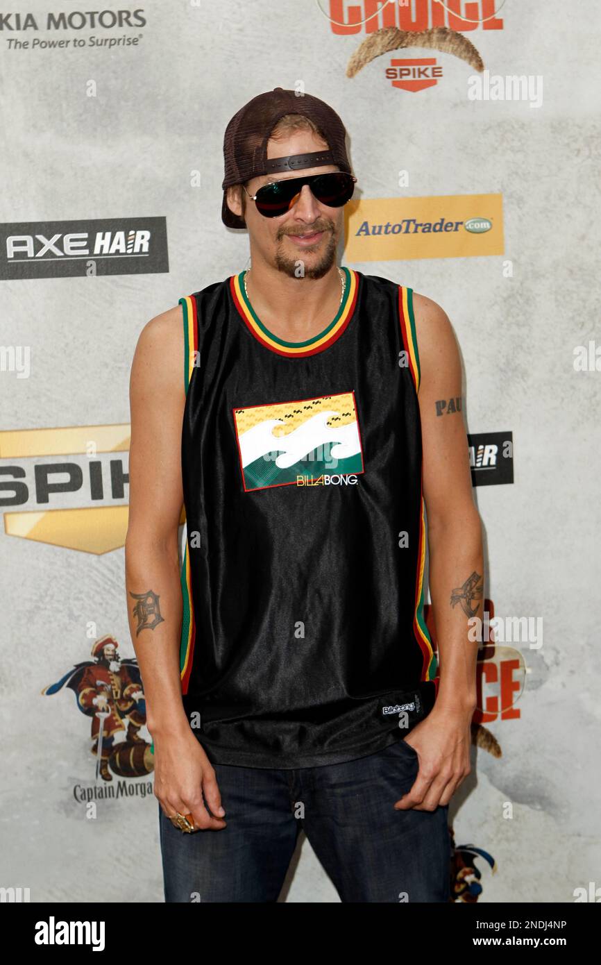 Robert James Ritchie, also known as Kid Rock, arrives at Spike TV "Guy ...