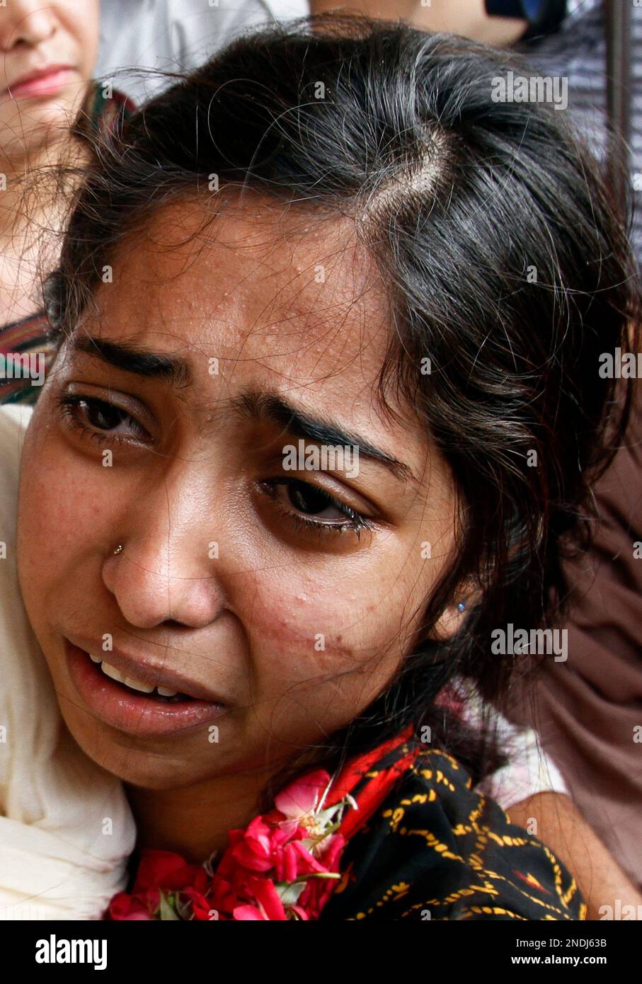 Pakistani student Samaiya Solangi, who arrives from Kyrgyzstan, is ...