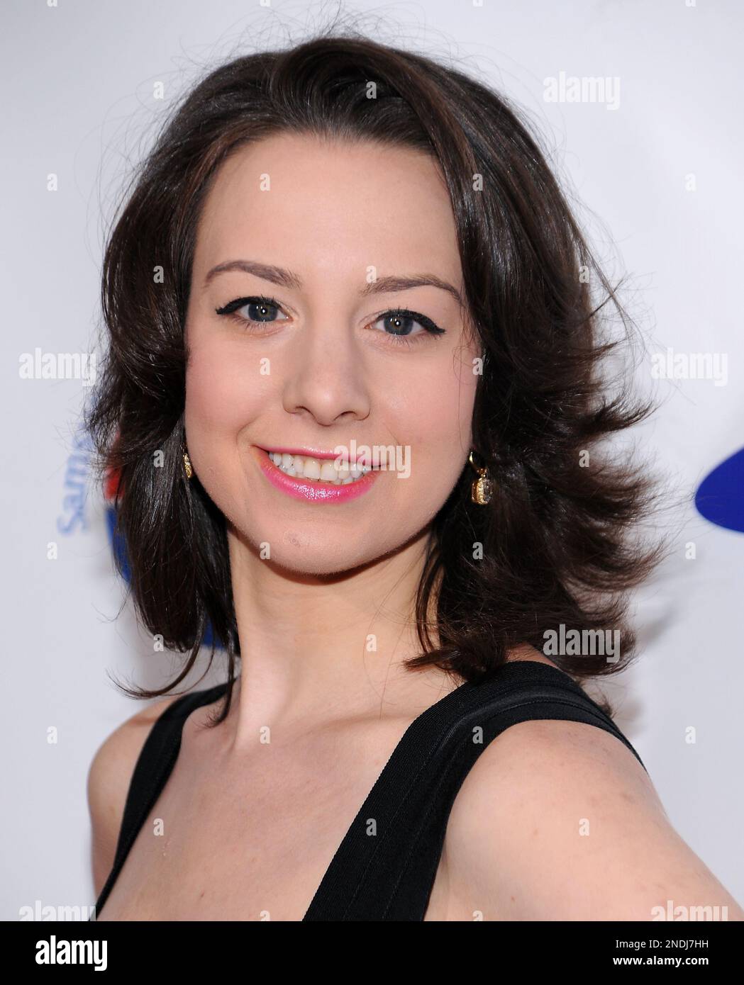 Figure skater Sarah Hughes attends the Samsung Hope For Children gala ...