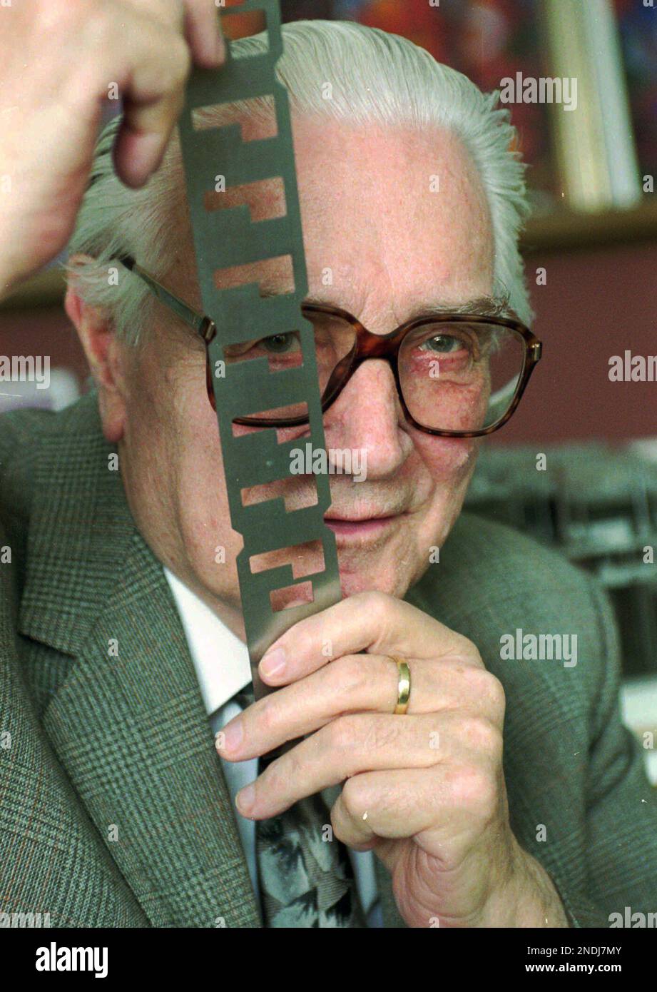 FILE---This 1990 file photo shows German engineer Konrad Zuse, known as ...