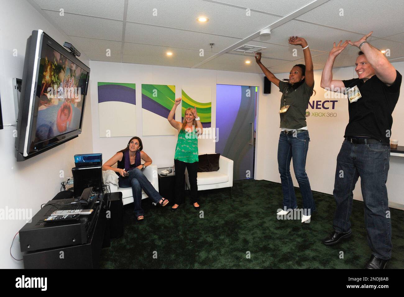 LOS ANGELES - JUNE 15: Actress Aisha Tyler (2nd R) and husband Jeff ...