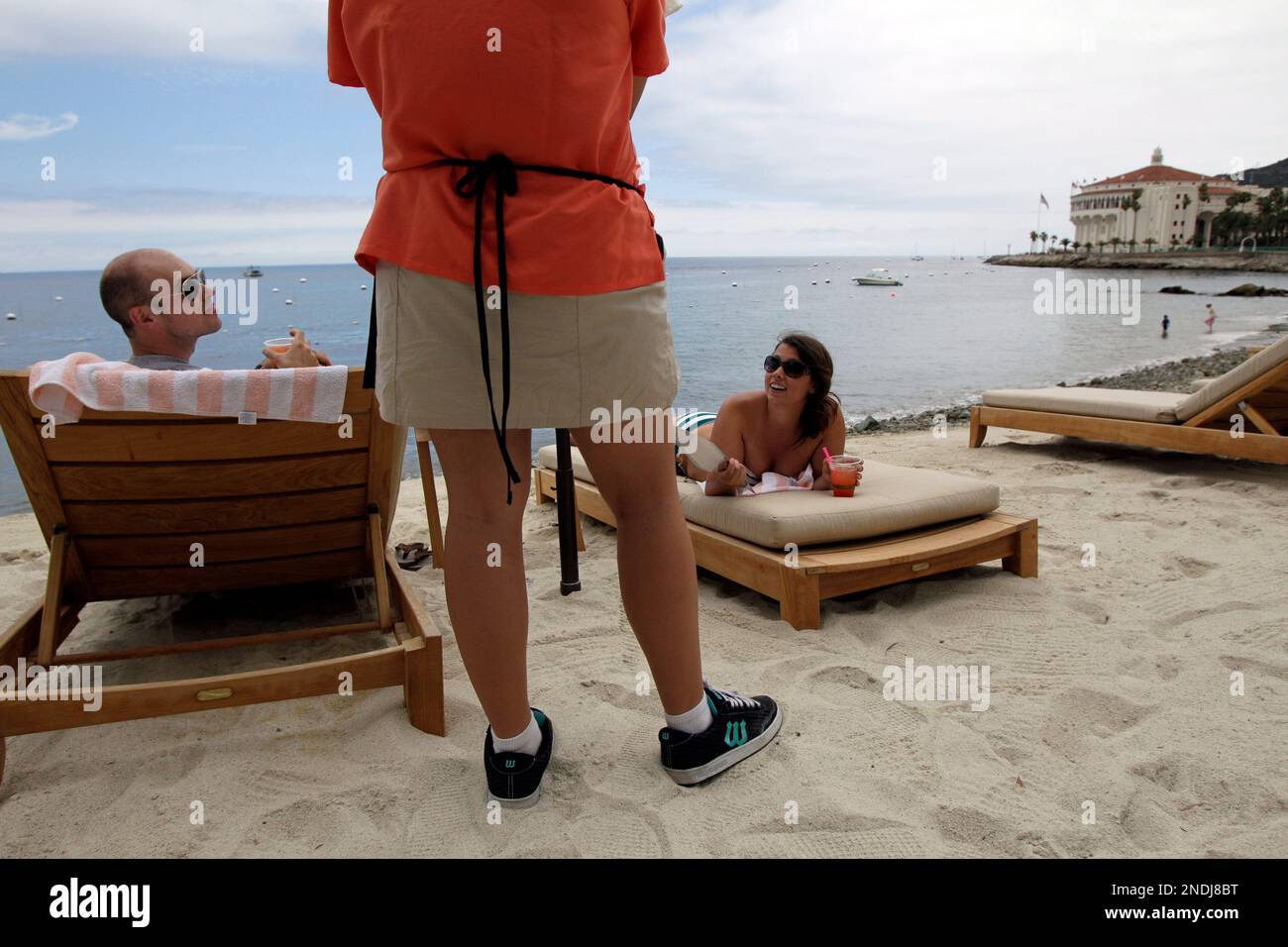 In this photo made Wednesday June, 9, 2010, Mark Anderson, left, and ...