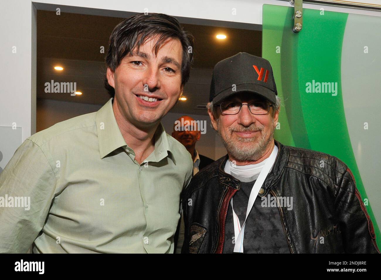 LOS ANGELES - JUNE 15: Don Mattrick of Xbox (L) and director Steven ...