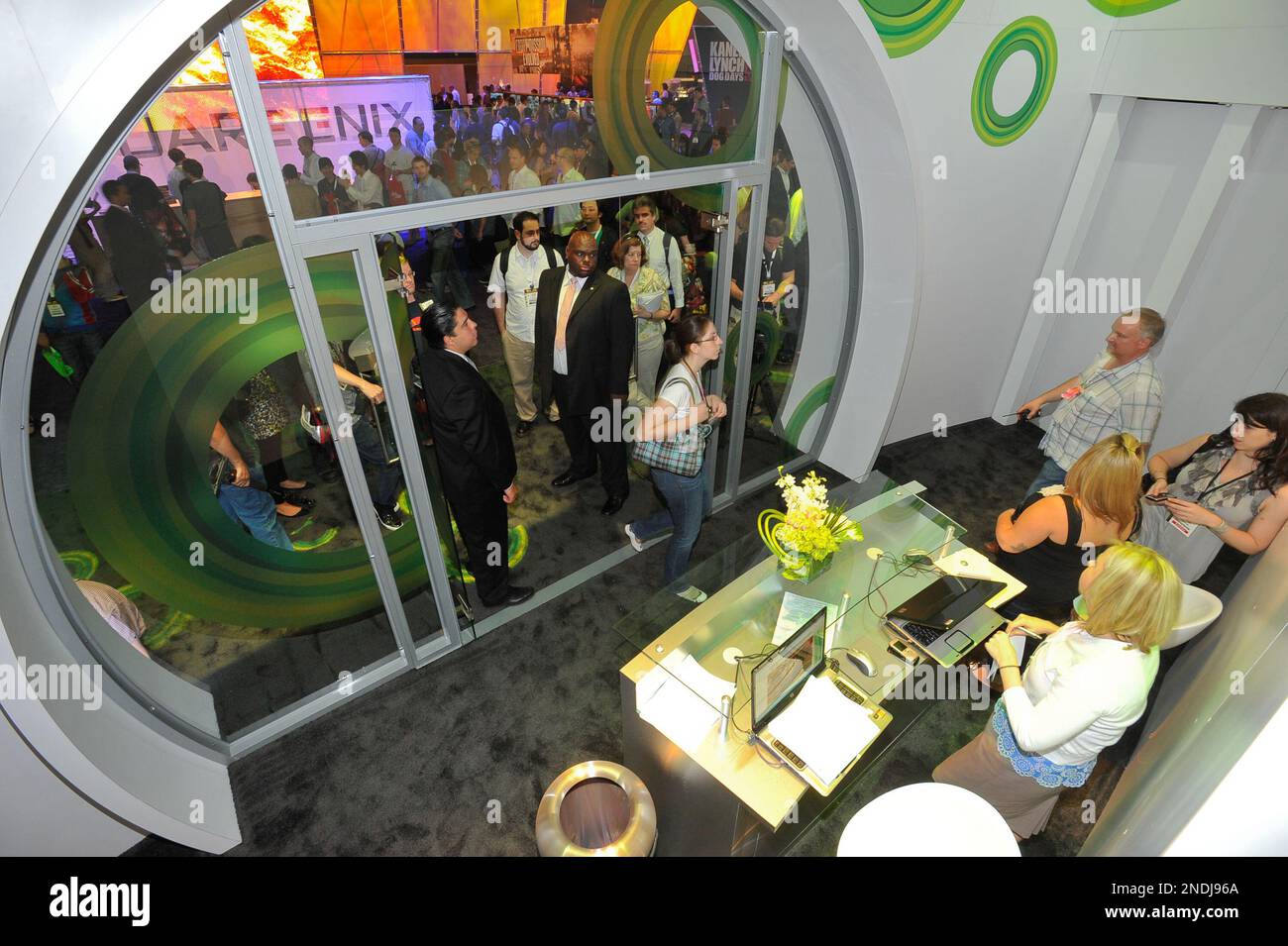 LOS ANGELES - JUNE 15: A general view of atmosphere at the Xbox booth during the E3 2010 ...