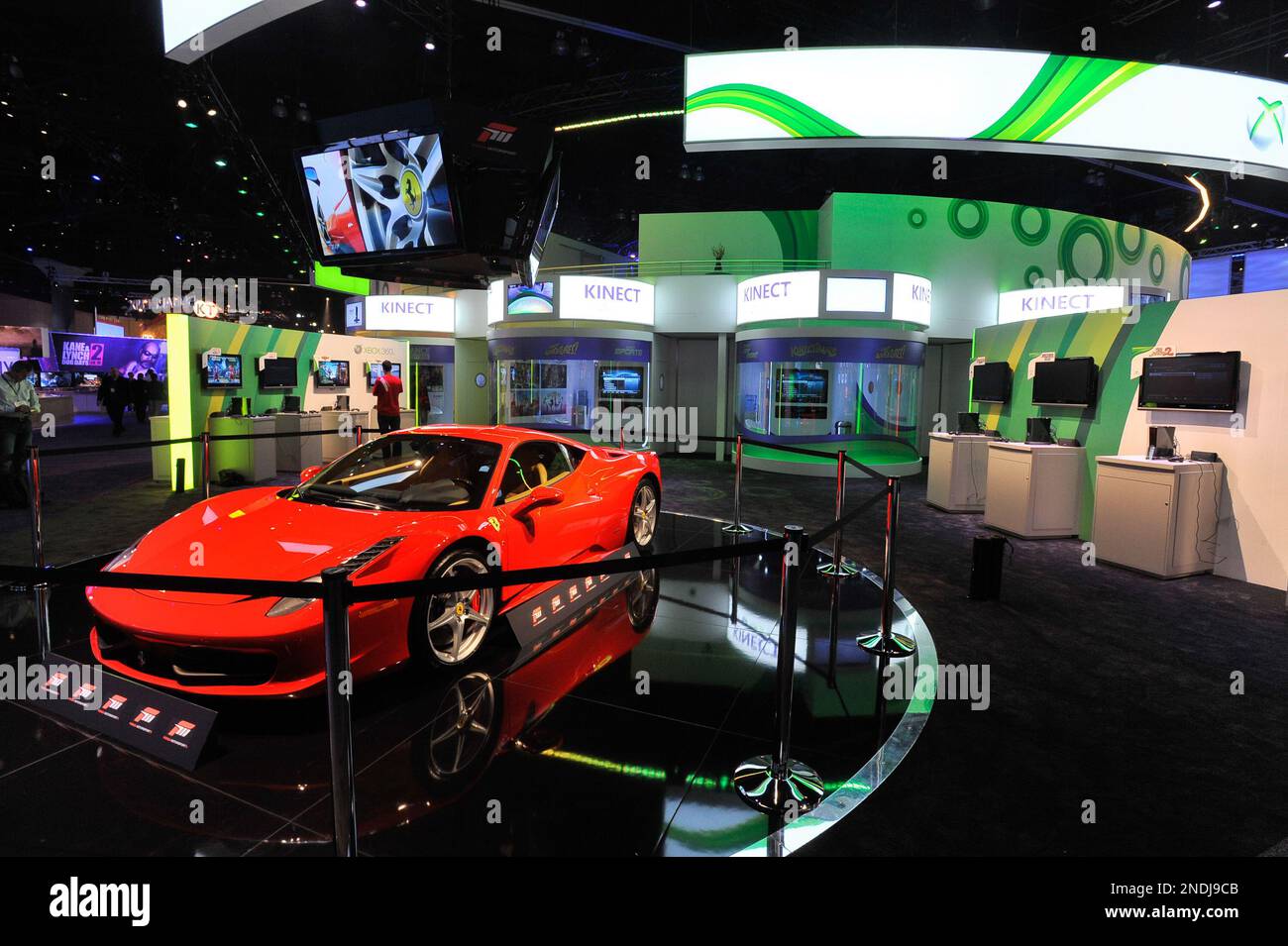 LOS ANGELES - JUNE 15: A general view of atmosphere at the Xbox booth during the E3 2010 ...